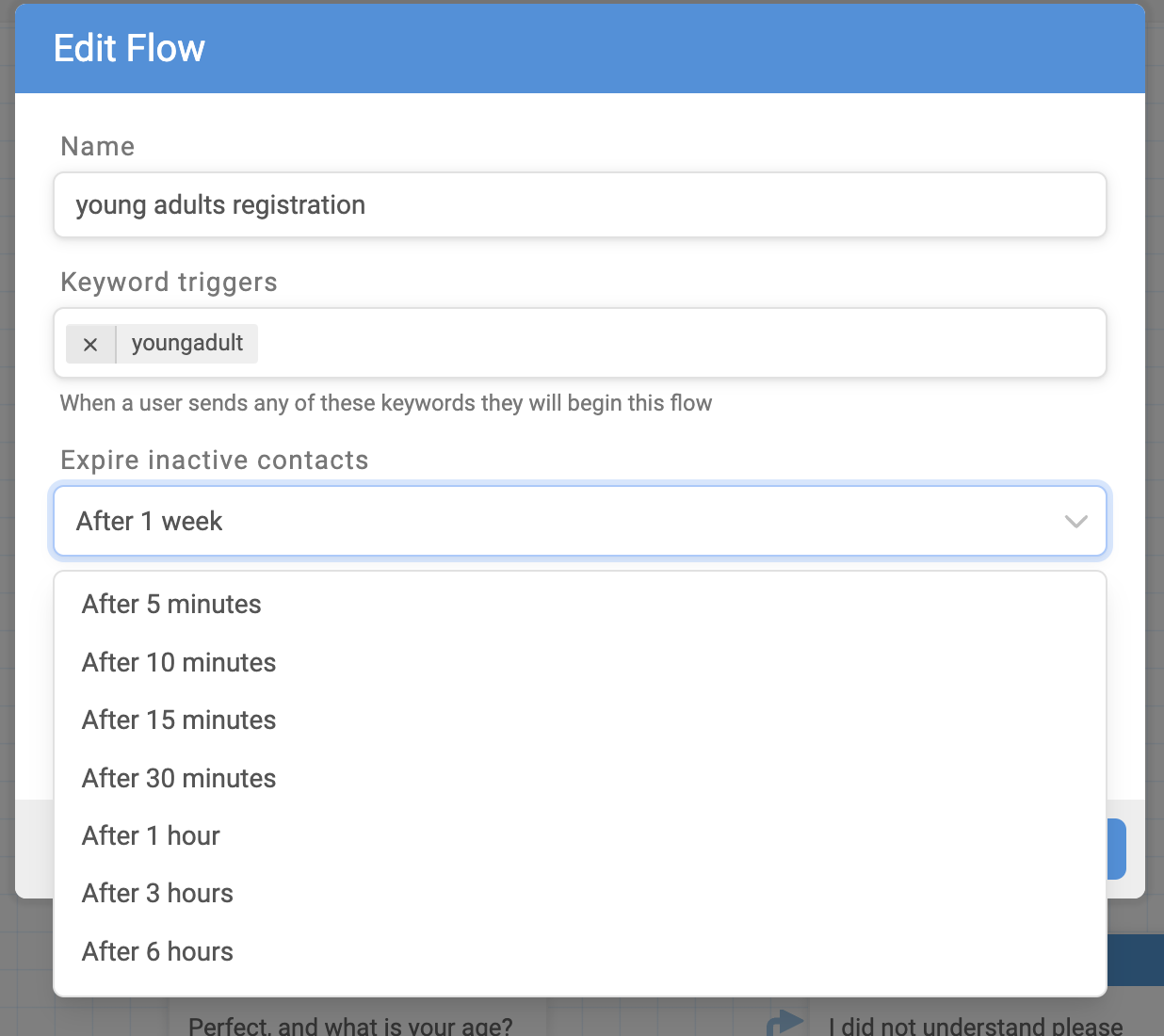 Setting an Expiration for a Flow | PrinceTech